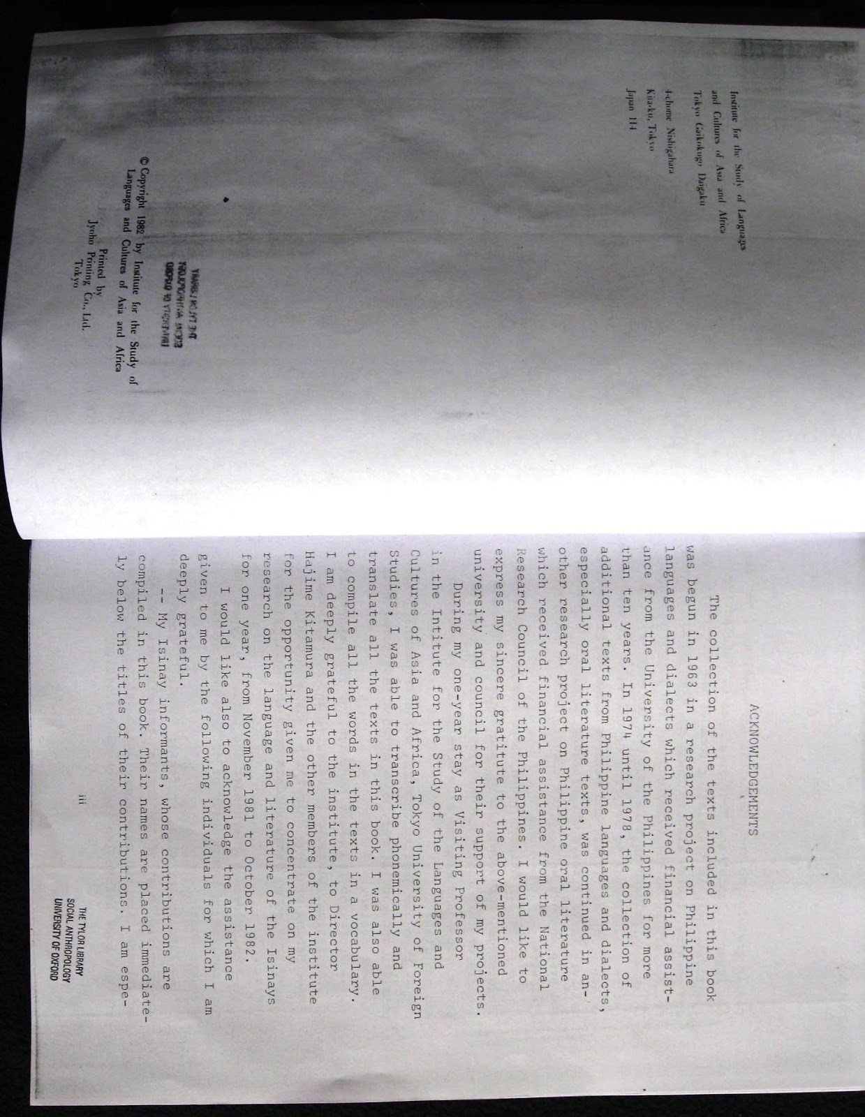 Isinay Bird: Constantino's ISINAY TEXTS AND TRANSLATIONS (Part 2)