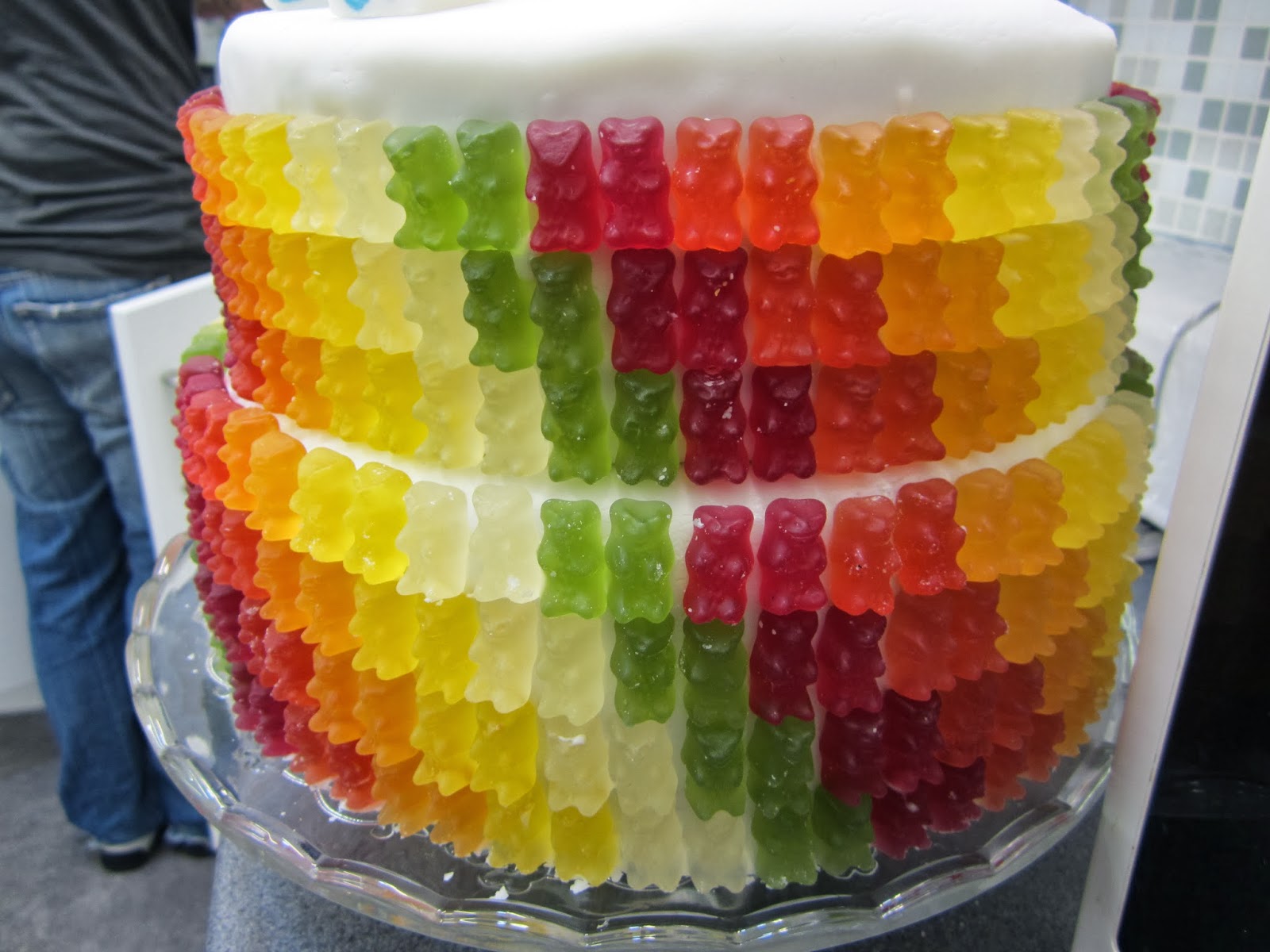 What Katy baked next...: Gummy Bear Cake