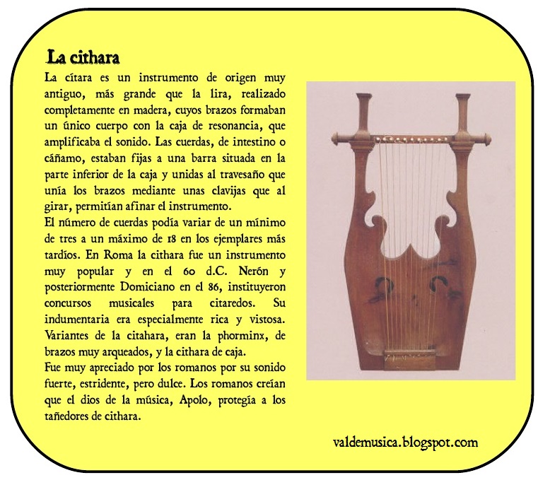 VALDEMÚSICA: MÚSICA EN LA ANTIGUA ROMA II: LOS INSTRUMENTOS