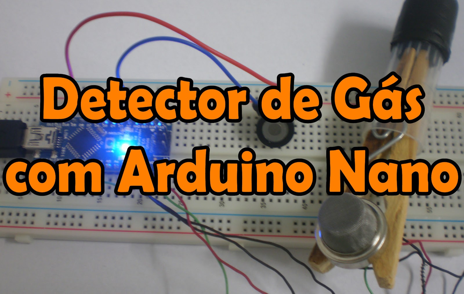 Tutorial: Detector de gás com Arduino Nano e Sensor MQ-5
