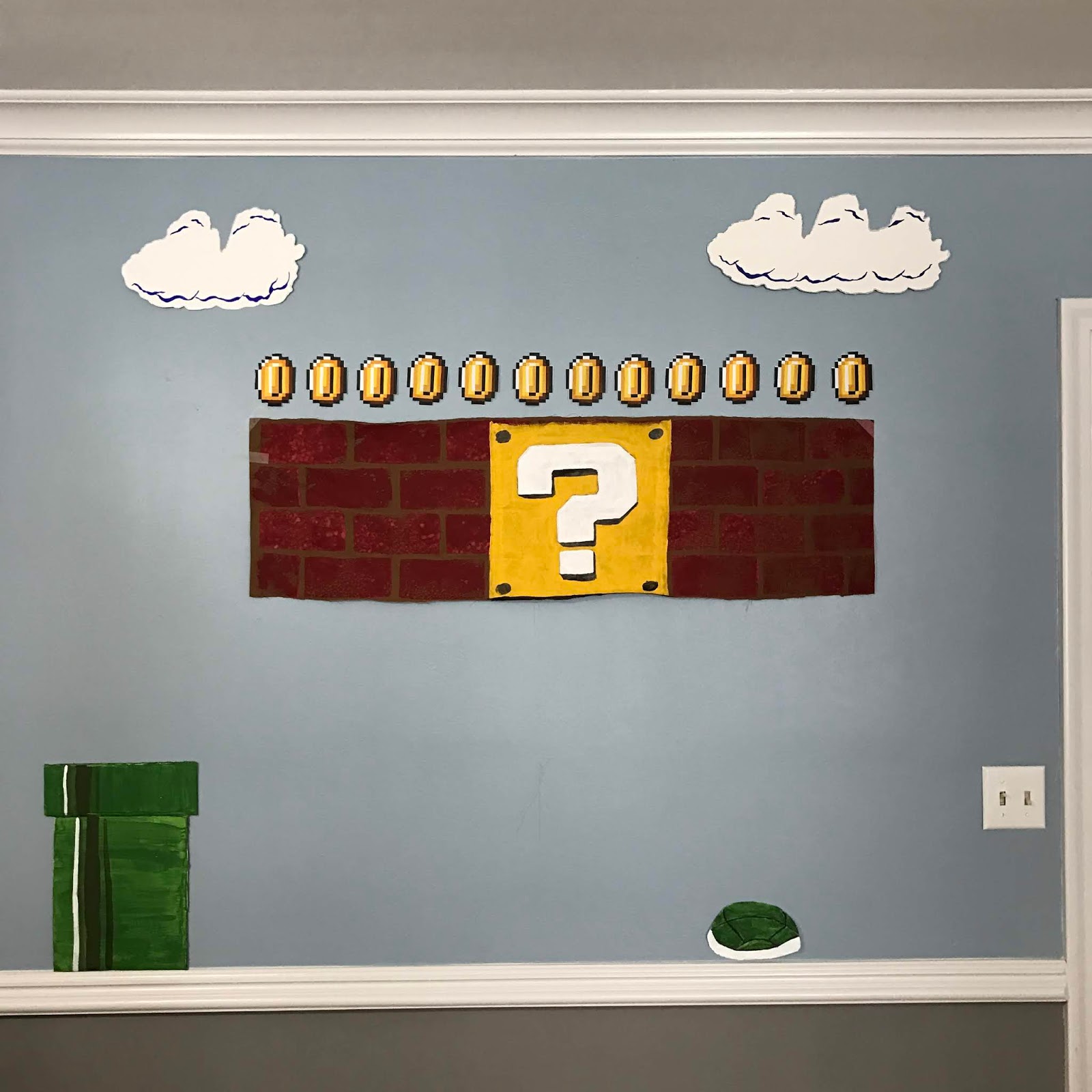 Super Mario Bros gender reveal party