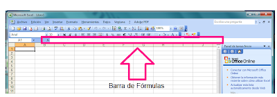 EXCEL: Componentes de la ventana de Excel