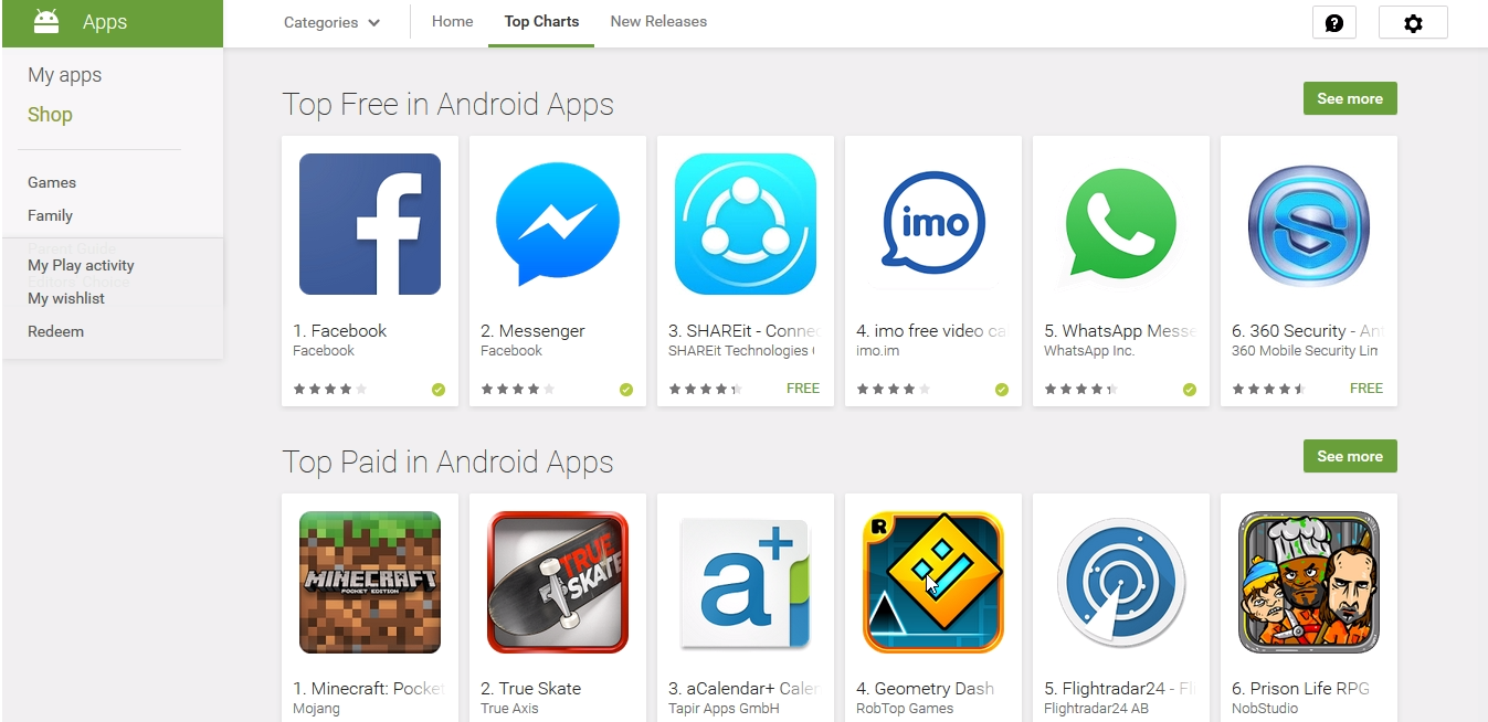 Top Android apps on Google Play ~ Android Technology Zone