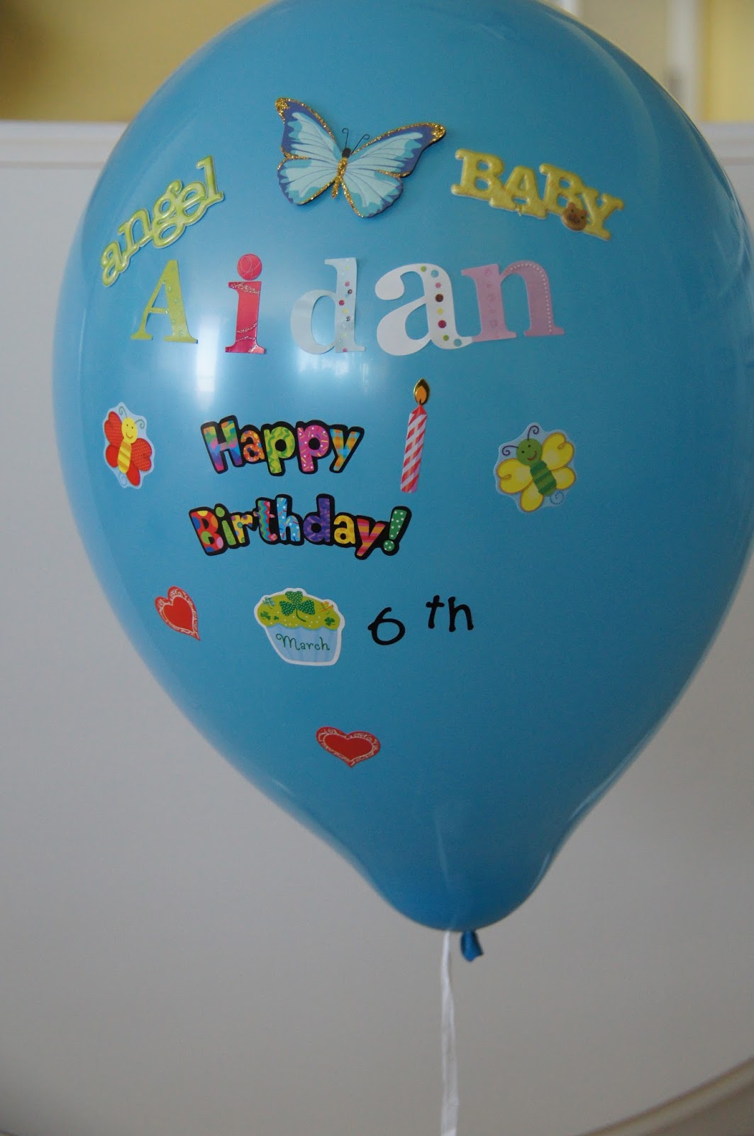 Fittsie's Angel Birthday Balloons: Ocean Side Balloon Release for Aidan ...