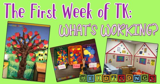 The First Week of TK: What's Working?