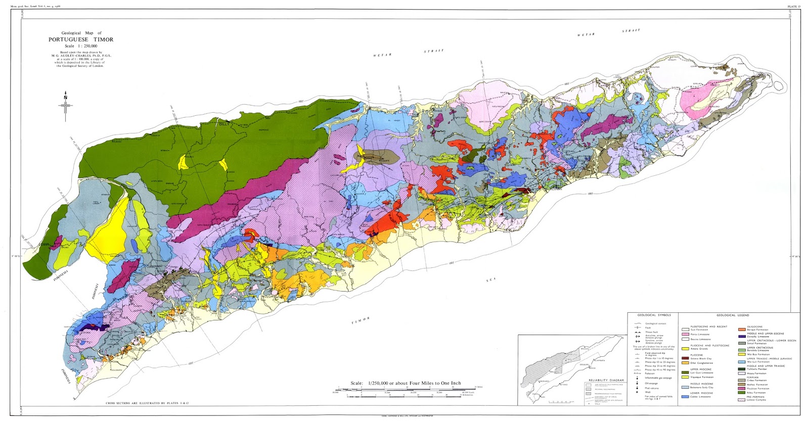 GTL: MAPA GEOLÓGICO DE TIMOR LESTE
