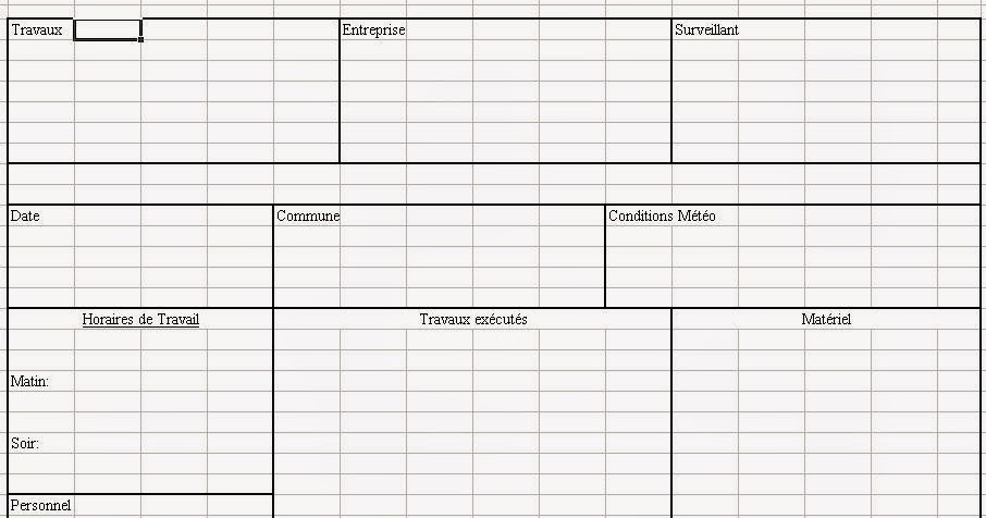 Fiche de suivi de chantier 2