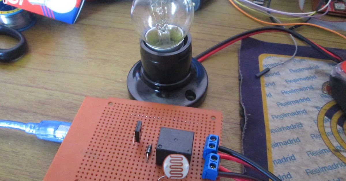 .: Membuat Alat ON / OFF Lampu Otomatis Menggunakan Sensor Cahaya (LDR ...