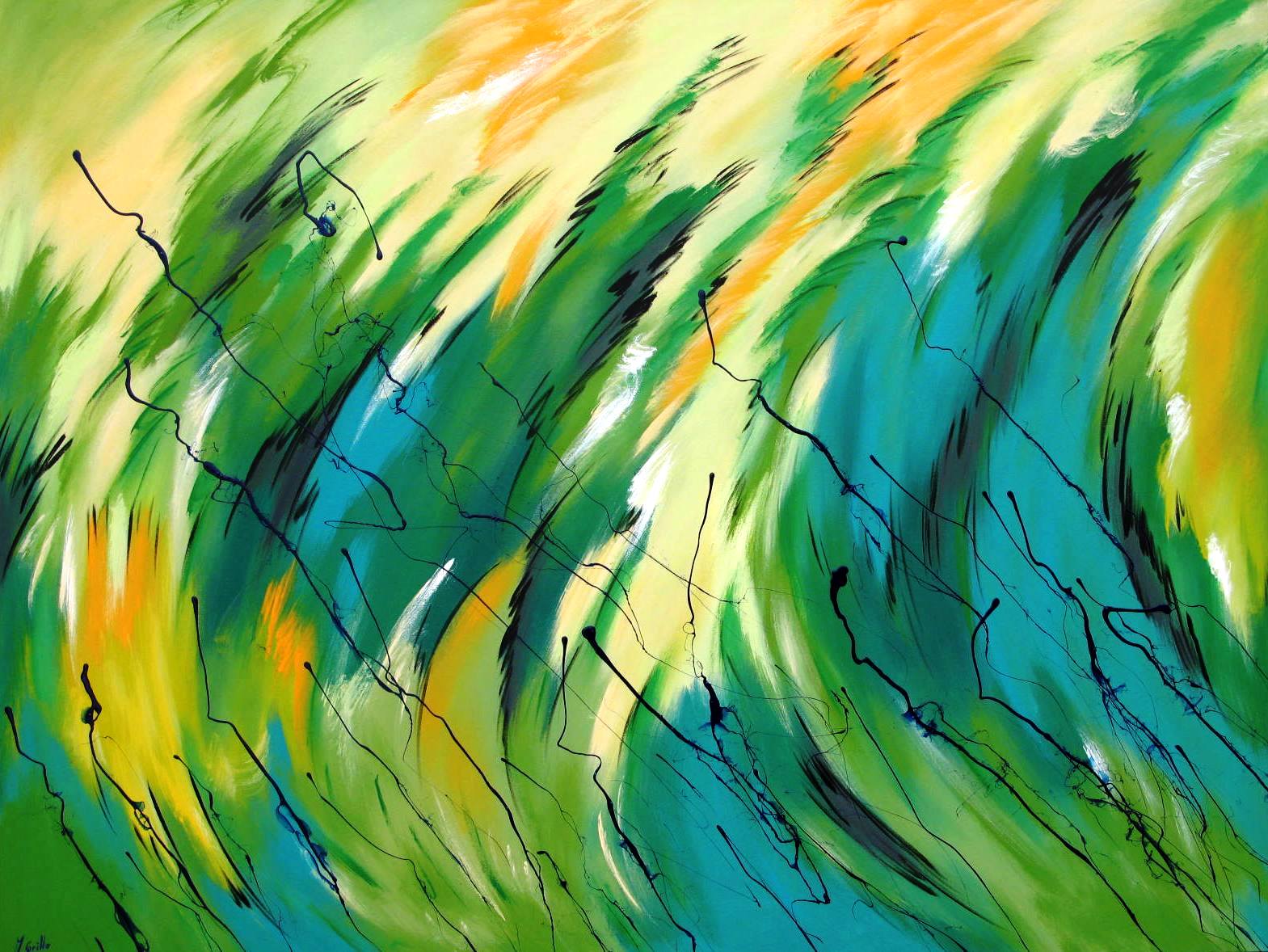 El arte es su máxima expresión : Cuadros Abstractos al Óleo Modernos; Morales Grillo, Colombia