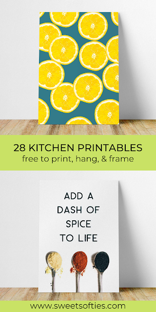 28 Free Kitchen Printables - Sweet Softies