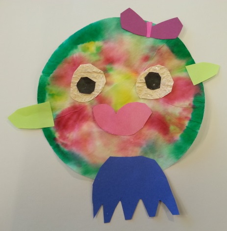 a faithful attempt: Tie Dye Coffee Filter Creatures