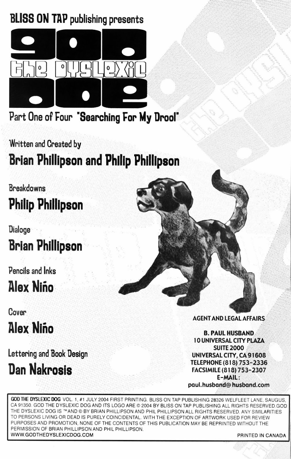 Read online God the Dyslexic Dog comic - Issue #1