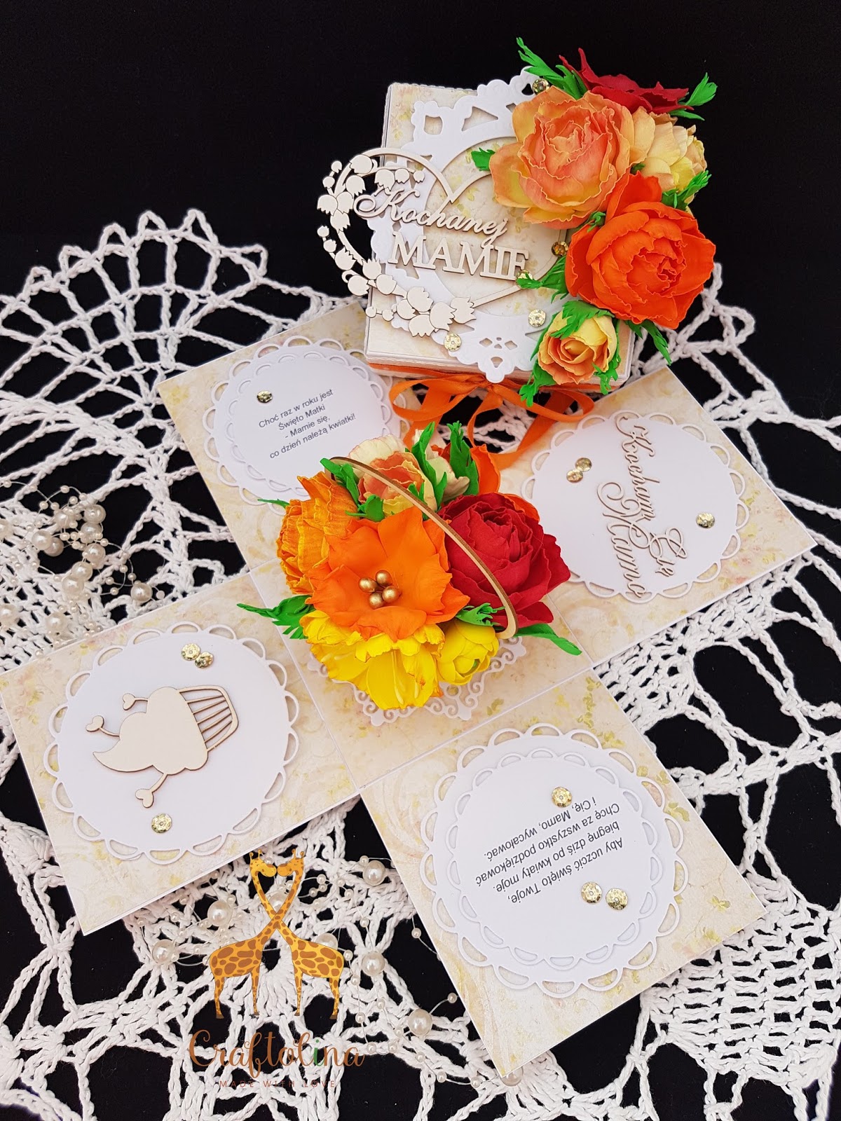 Magiczna Kartka: Eksplodujące pudełka dla mamy i taty/ Exploding boxes for mum and dad