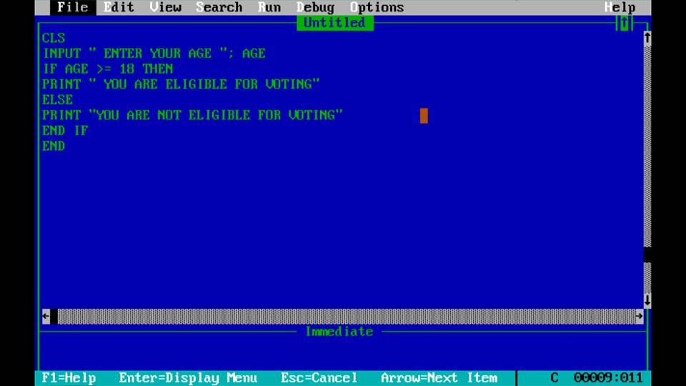 Computer Knowledge And Tips Qbasic Statements Class Vi