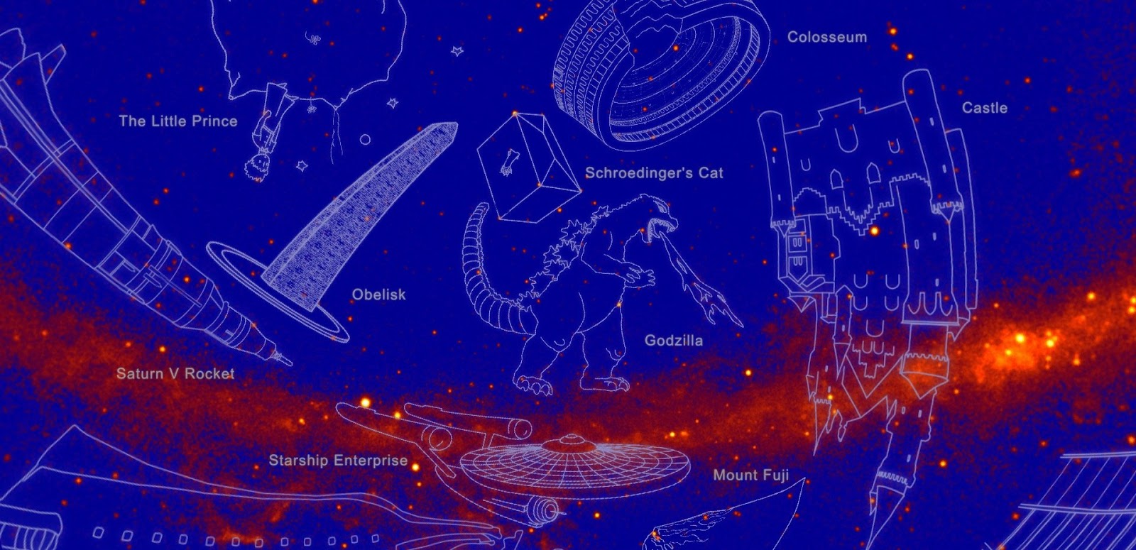 Paranormal Searchers: NASA came up with 21 new constellations ...