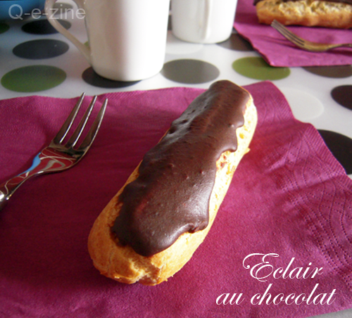 Q-e-zine: Eclairs au chocolat :) trop bons