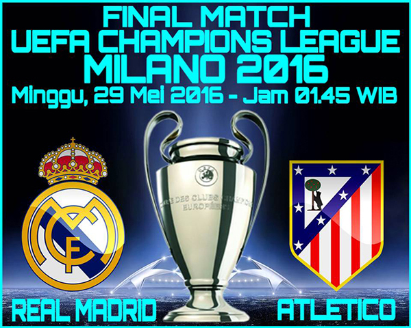Final Match UEFA Champions League 2016 | Real Madrid VS Atletico Madrid
