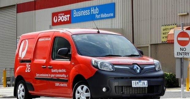 Australia Post takes delivery of first Renault electric vans | Electric ...