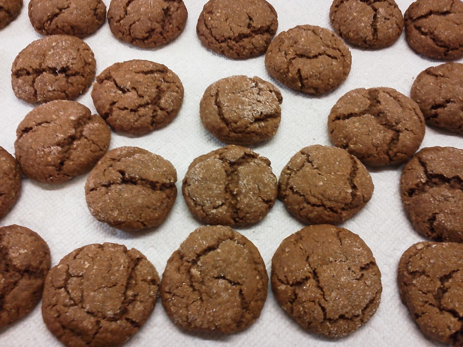 Pocono Pabulum for Mind & Body: Molasses Crinkle Cookies