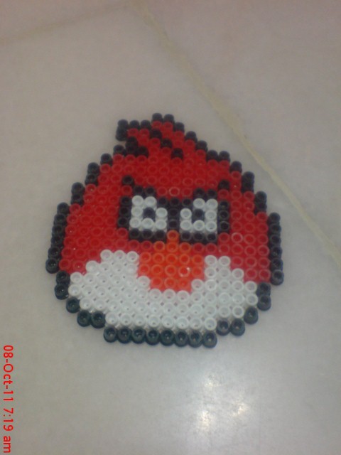 MY BLOG, MY STORIES, MY PHOTOS - 廖国玲: I LOVE PYSSLA BEADS - ANGRY BIRD