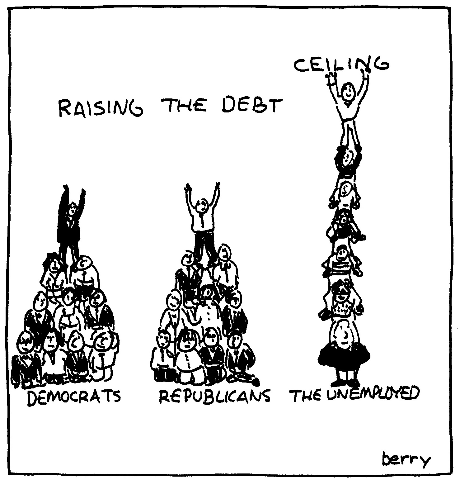 berry cartoons: debt ceiling cartoon