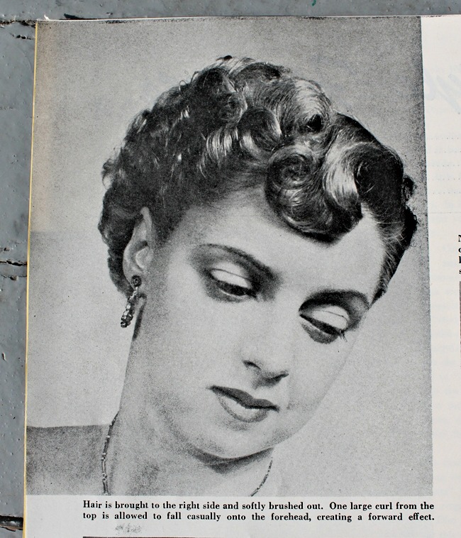 Duo Mood Pin Curl Set May,1953 / Va-Voom Vintage | Vintage Fashion ...