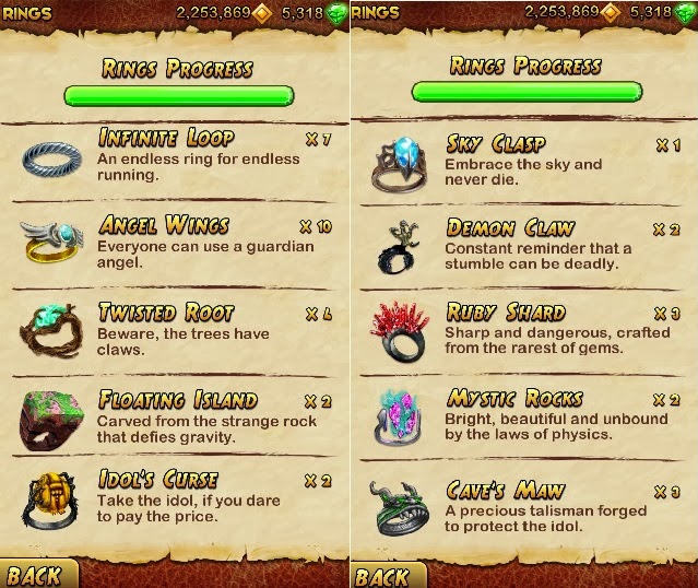 Temple Run's Ring Artifacts | Trunk Locker