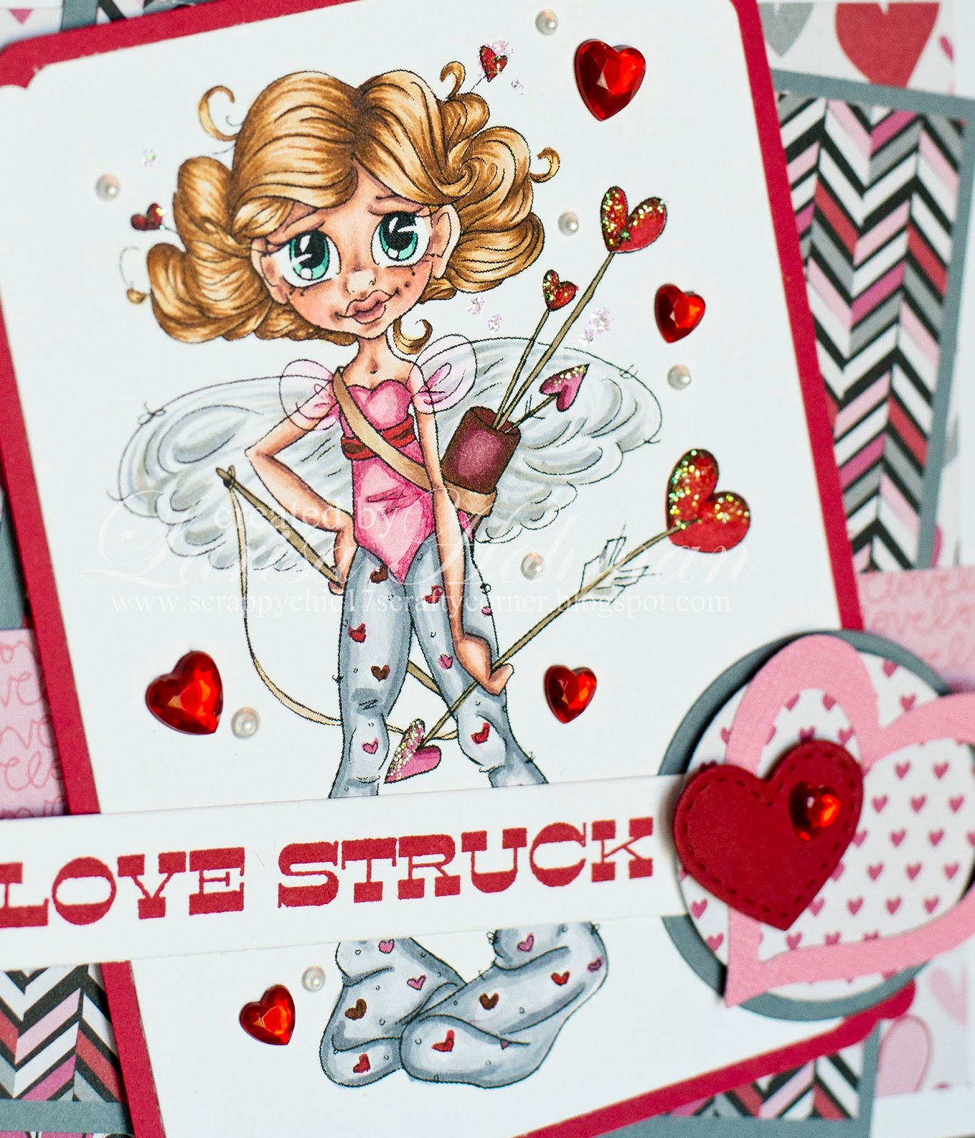 Scrappychic17's Crafty Corner: Love Struck Cupid Scrappychic17's Crafty Corner: Love Struck Cupid