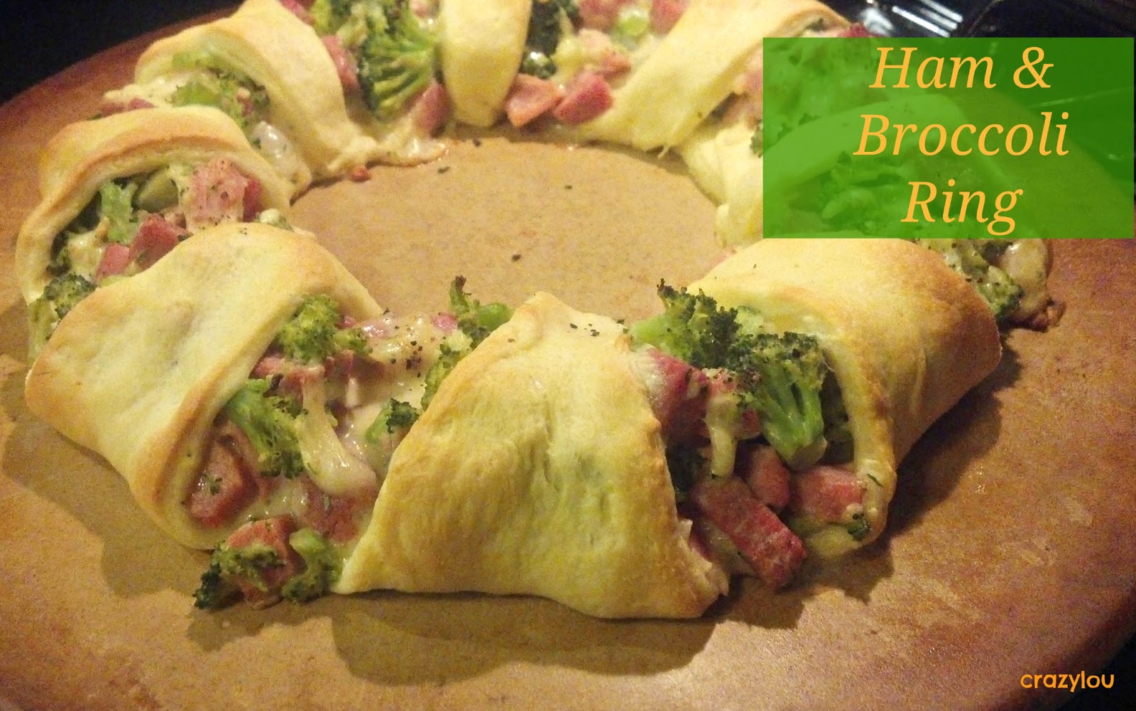 crazylou: Tasty Tuesday--Ham & Broccoli Ring