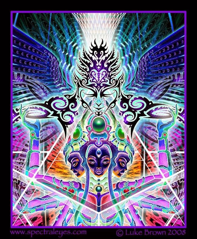 The Psychedelic Art of Luke Brown