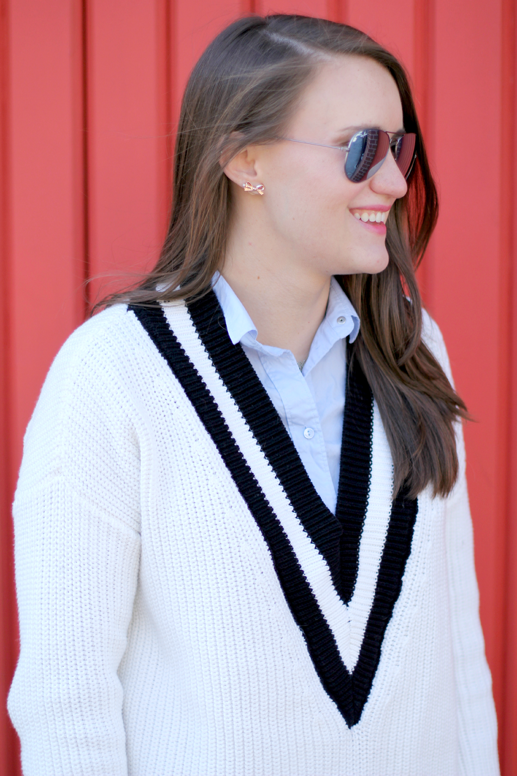 How to Style a Varsity Sweater | Connecticut Fashion and Lifestyle Blog ...
