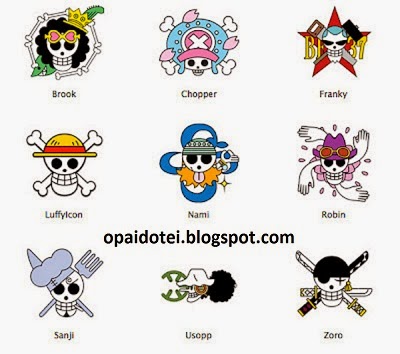 SEMUA TENTANG ANIME: Icon Logo Bendera Baru Kru Topi Jerami