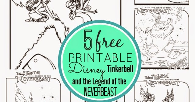 Tinkerbell Neverbeast Coloring Pages