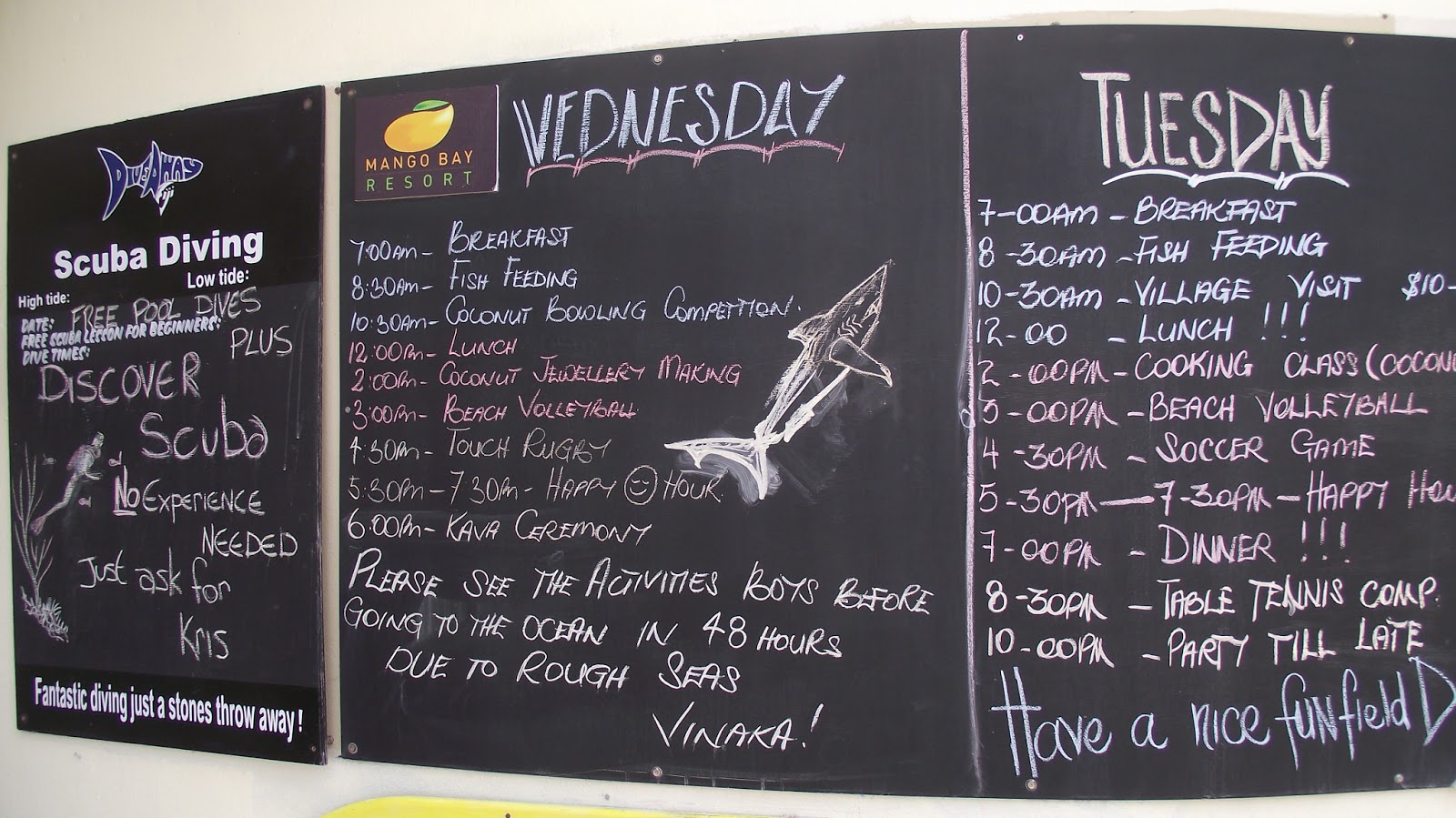 The Adventures of Kerriann: Activities and Crab Races - Fiji Style