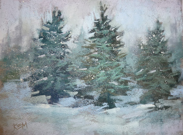 Painting My World: A Quick Tip for Painting Falling Snow