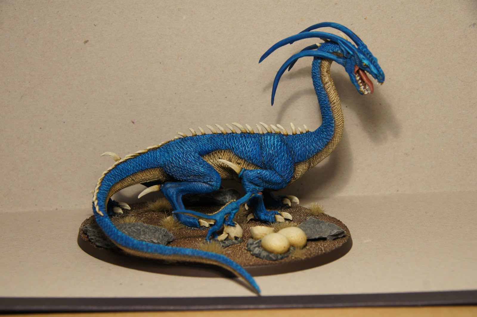 The Fellowship of the Miniatures: Blue cave drake