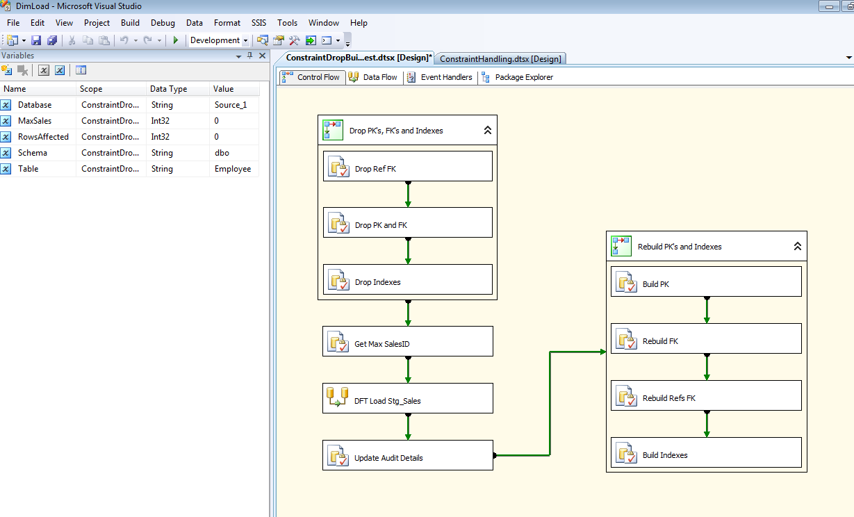 Mahadevan BI Consultant: Drop and Create Primary Key, Foreign Key ...