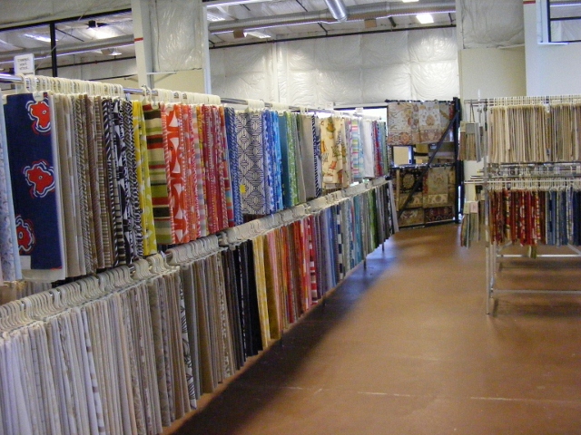 Cafe DeCocco: Want a peek inside a trade only fabric showroom?
