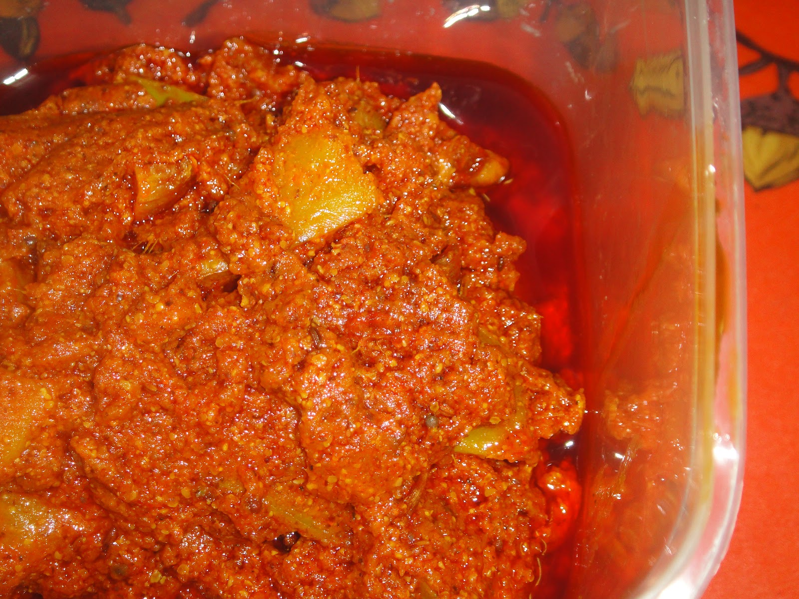andhra ruchulu: UDAKAPETTINA MAMDIKAYA PACHADI-BOILED MANGO PICKLE