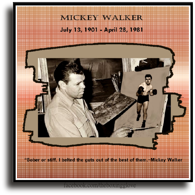 The Boxing Glove: Mickey Walker: The Toy Bulldog