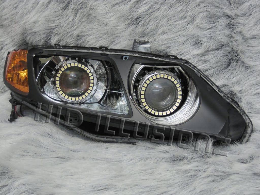 HID ILLUSIONZ: Honda Civic SI Custom LED Angel Eyes SC430 FX35 E46 ...