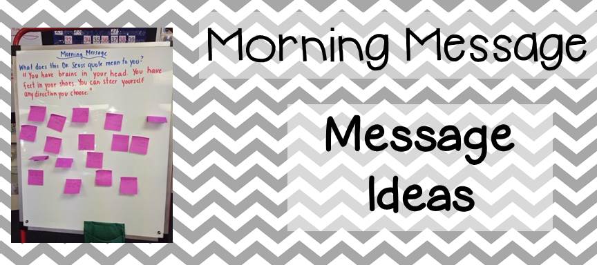 Team J's Second Grade Fun: Morning Meeting - Part 5 - Morning Message