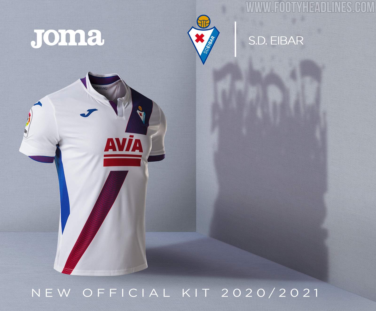 Eibar 20-21 Home, Away & Third Kits Released - Footy Headlines