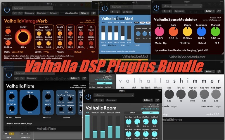 Valhalla Dsp Complete Bundle v2019 (32/64 Bits) - Grabvst