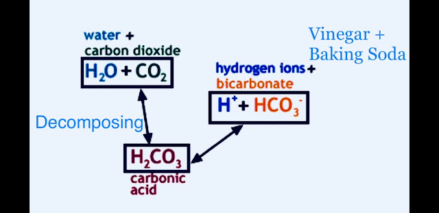 Baking Soda and Vinegar Chemical Reaction Explanation||NaHCO3 + CH3COOH