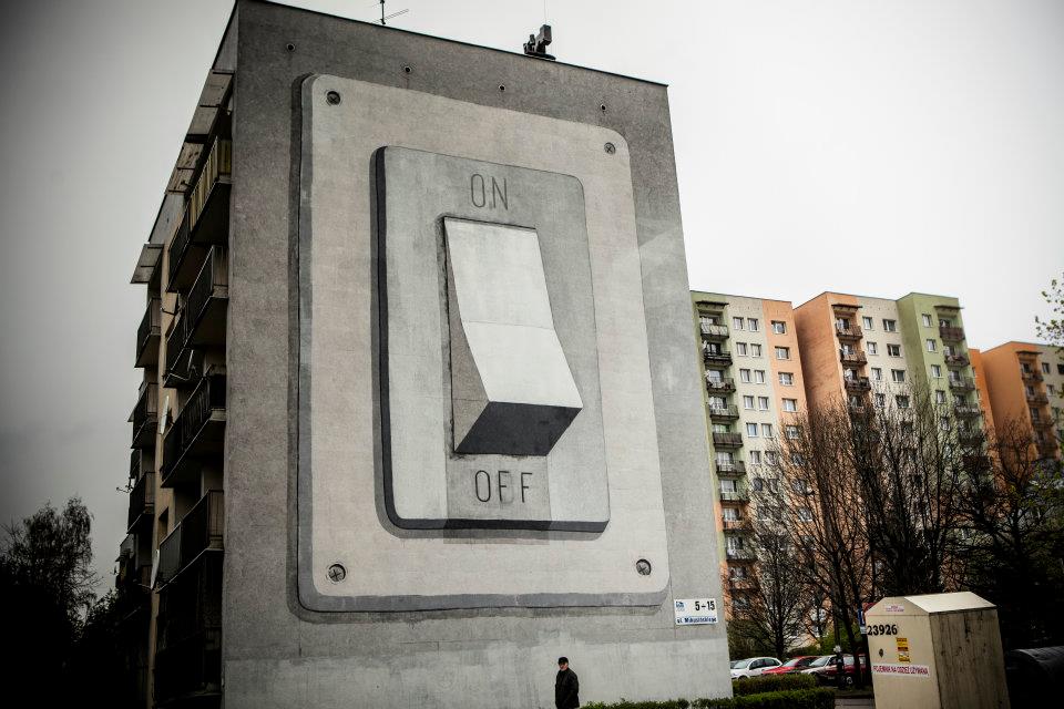 Escif New Mural In Katowice, Poland – StreetArtNews