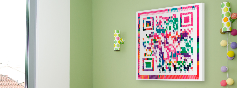 Creer Flashcode ou QR code: QRious art