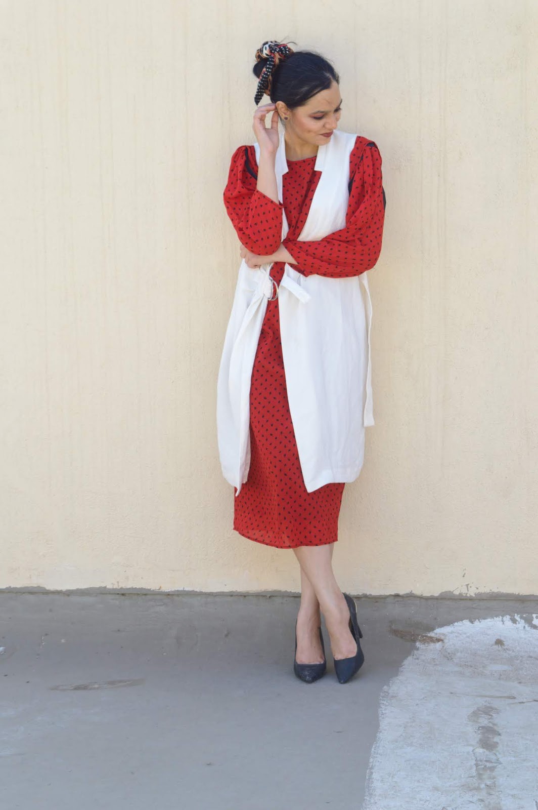 5 Ways to Style An Oversized Red Dress - Chiconomical