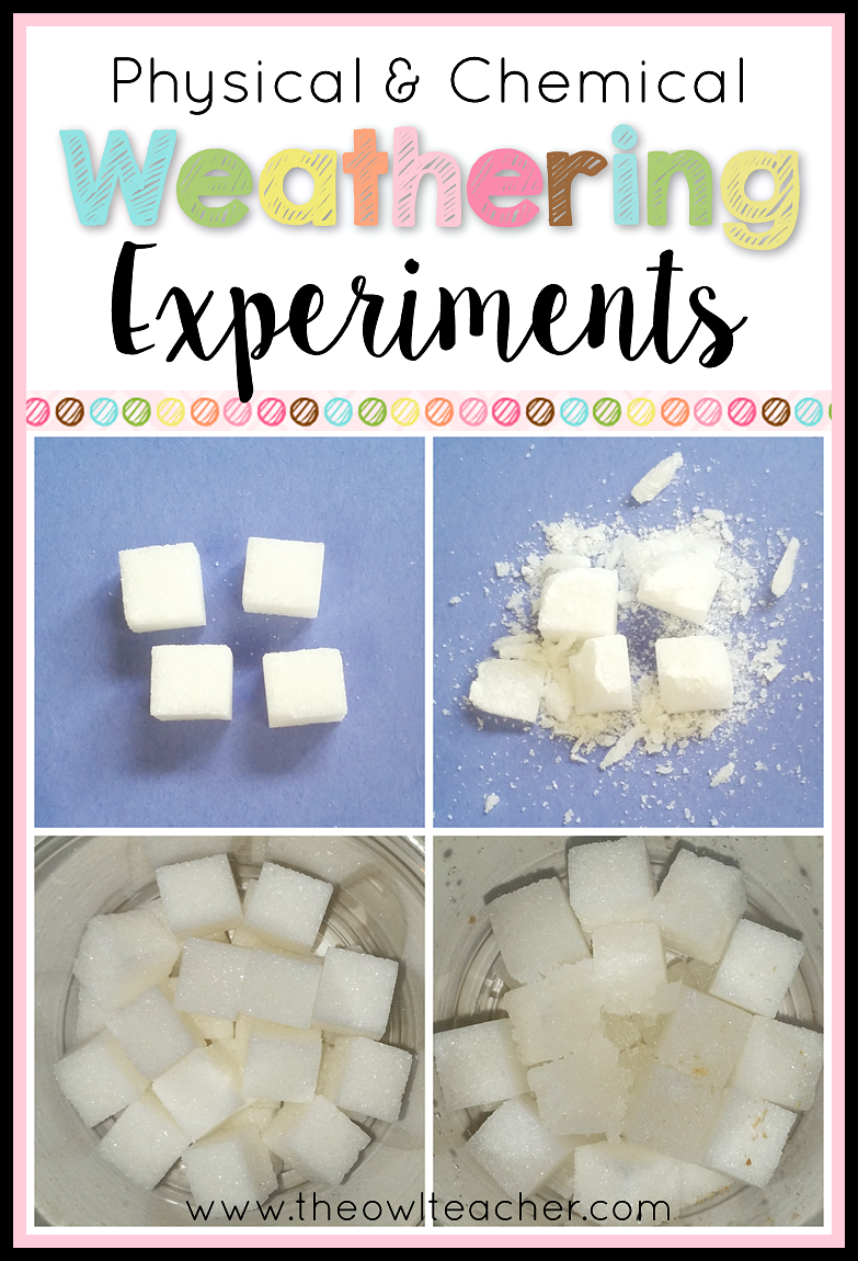 Chemical Weathering Experiments at Carole Spears blog