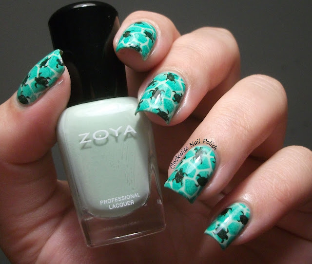 The Clockwise Nail Polish: Sunday Stamping Challenge: Shadow or Double ...
